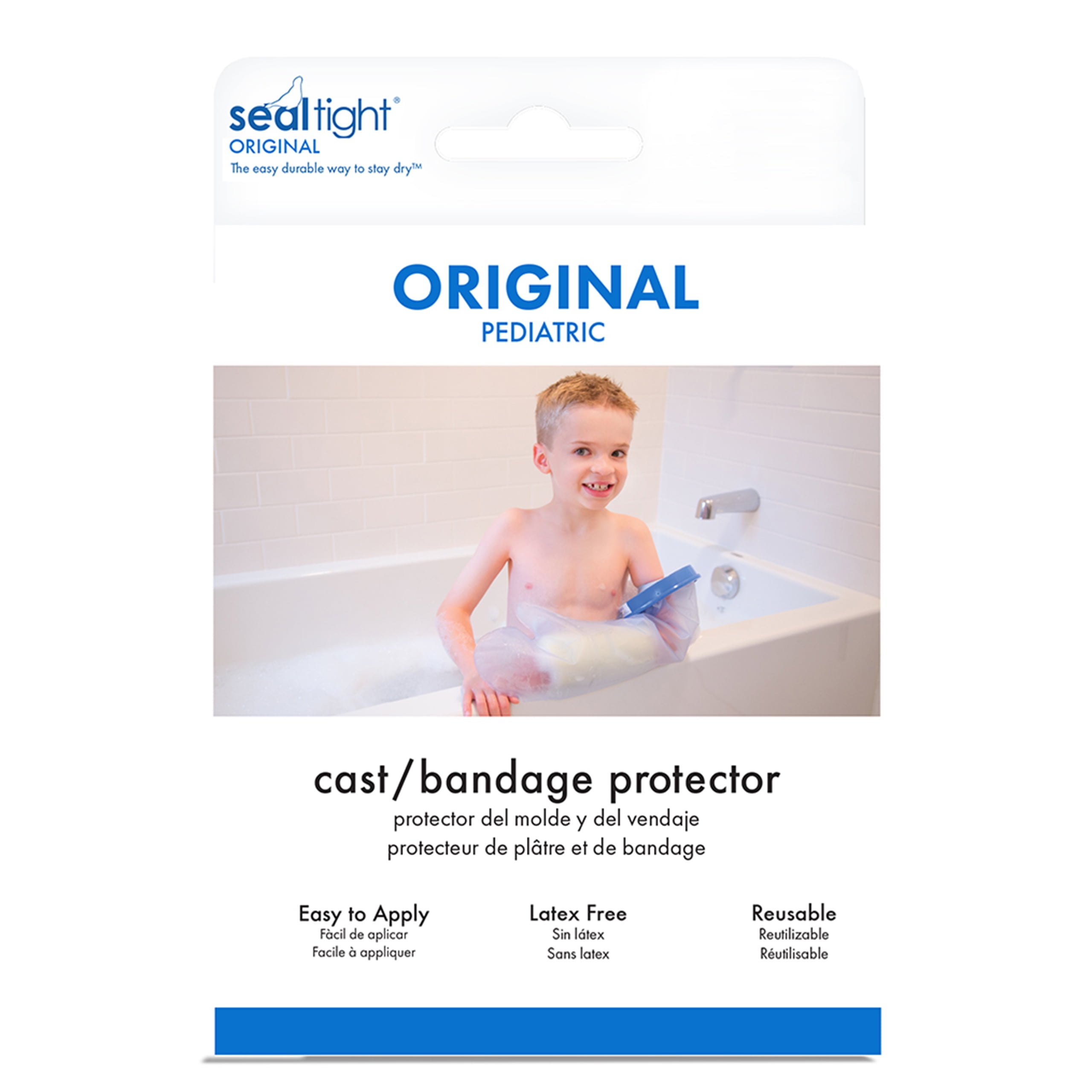 Seal-Tight Original Pediatric Waterproof Arm Cast and Bandage Protector ...