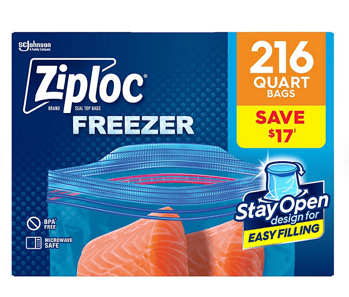 Seal Top Quart Freezer Bags, 216 ct. - Walmart.com