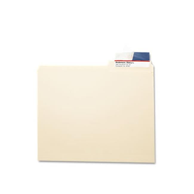 Seal & View File Folder Label Protector- Clear Laminate- 3-1/2x1-11/16 ...