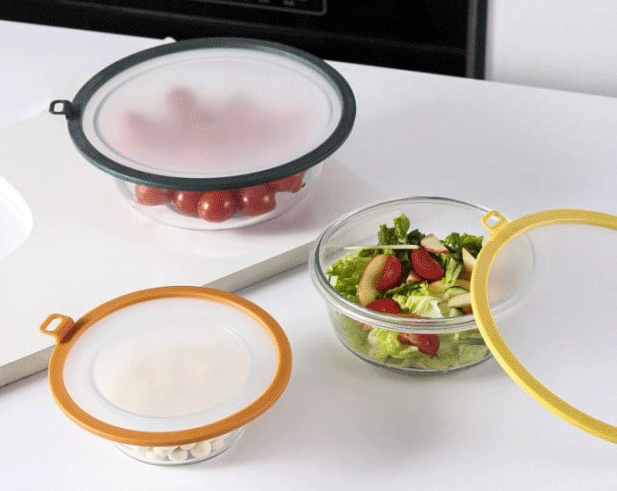 Seal cover, Food cover, universal cover, microwave heating splash proof ...