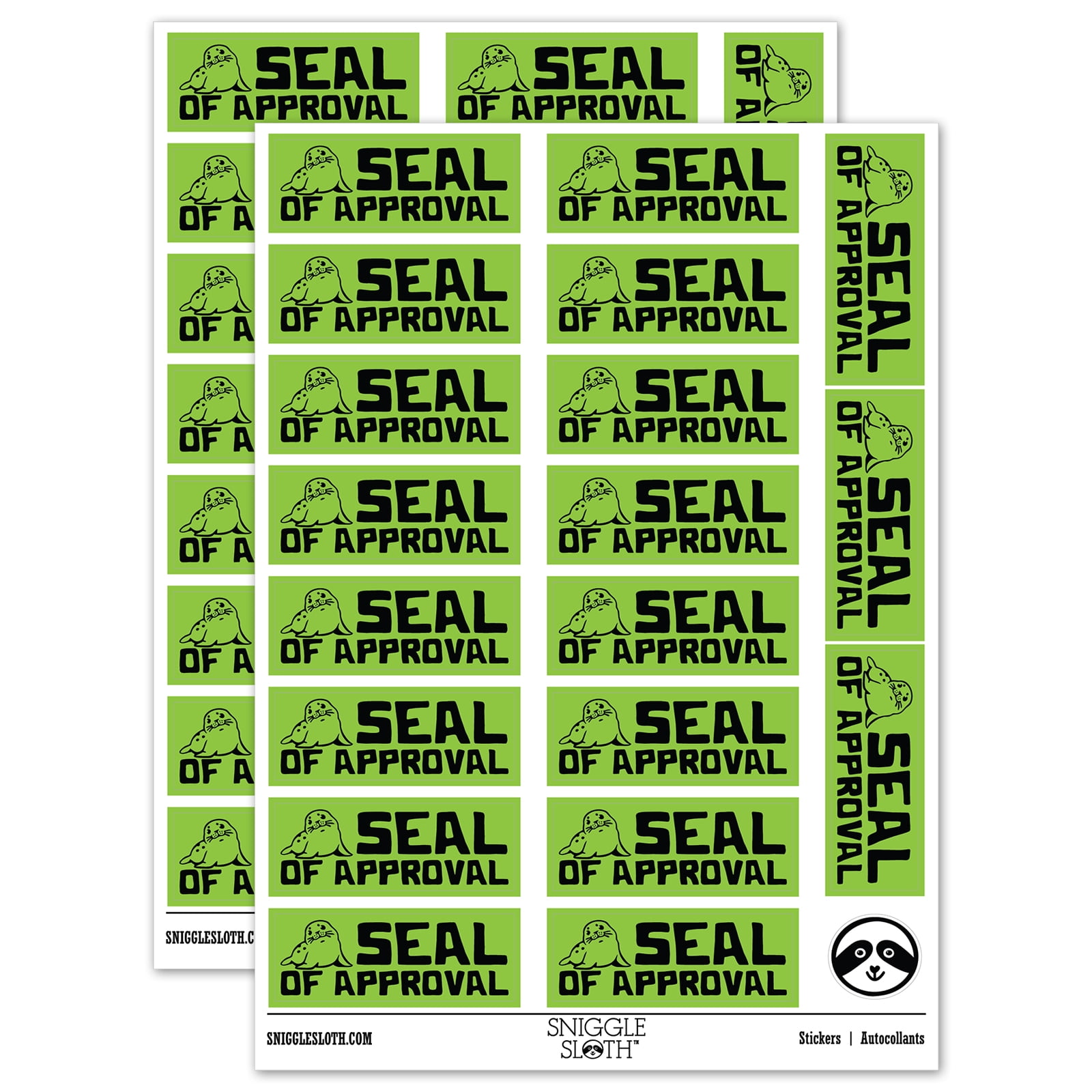 Seal of Approval Teacher Student School Sticker Set - Light Green ...