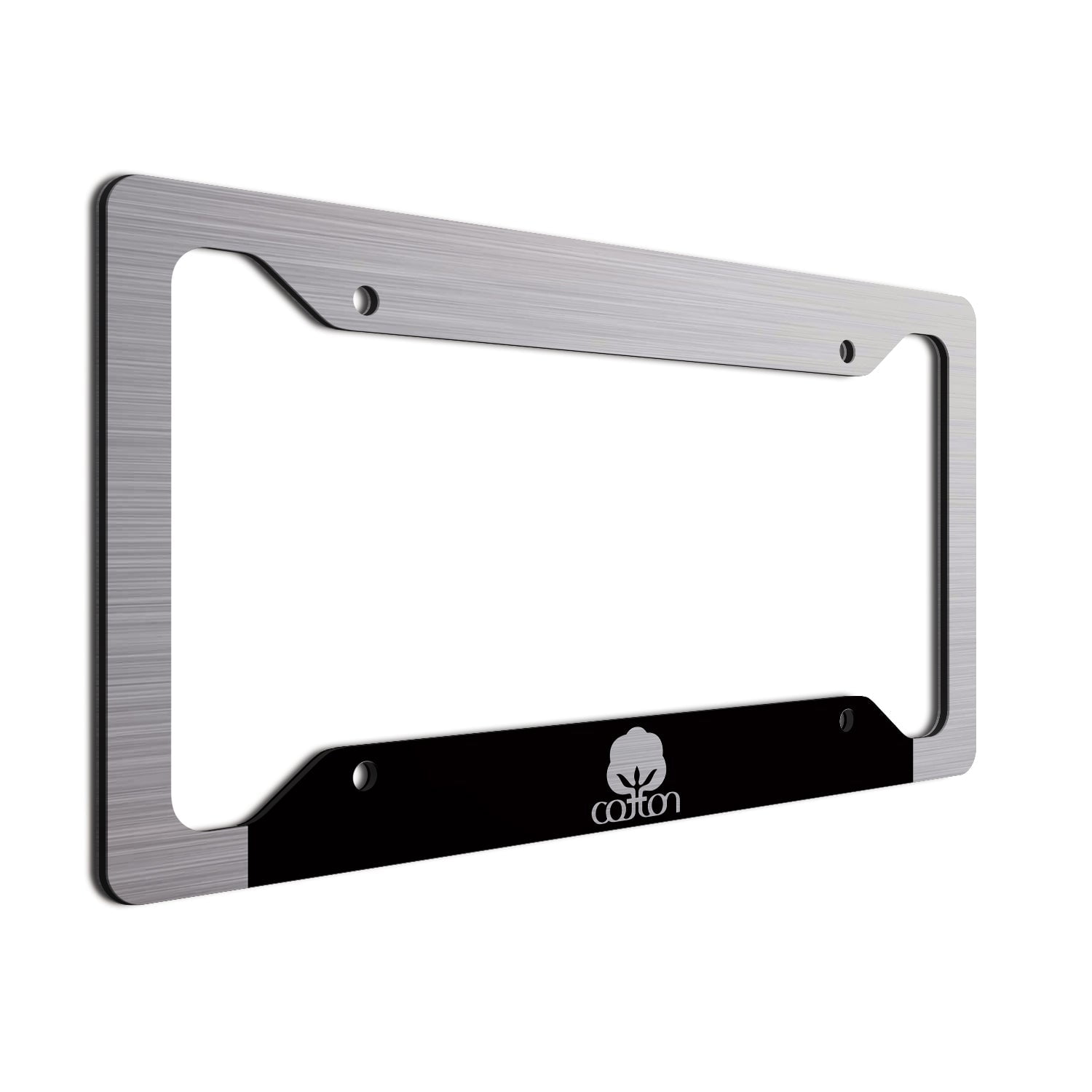 Seal of Cotton Car License Plate Frame Cotton License Plate Frame ...