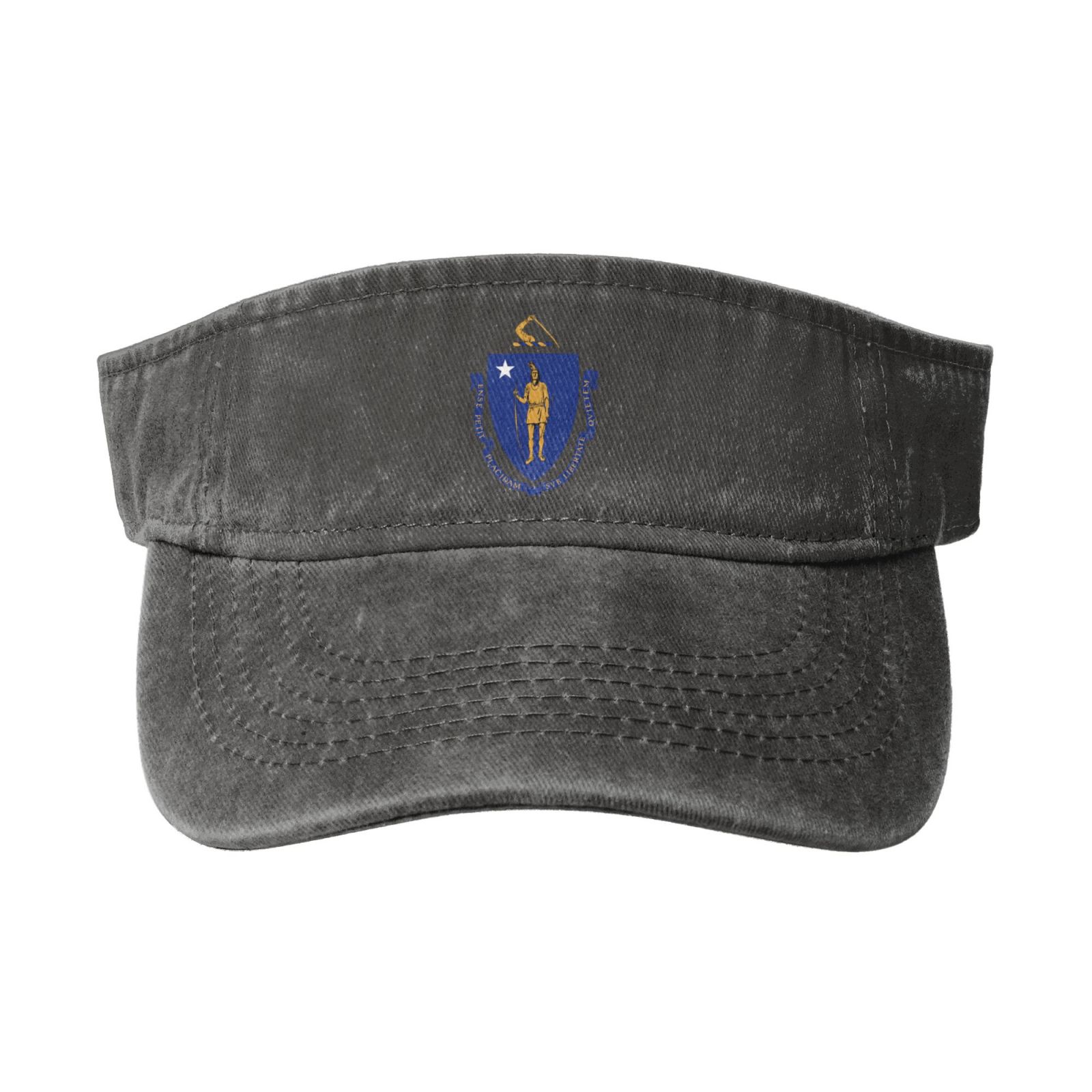 Seal of Massachusetts Sun Visor Hats for Women Men Adjustable Sports ...