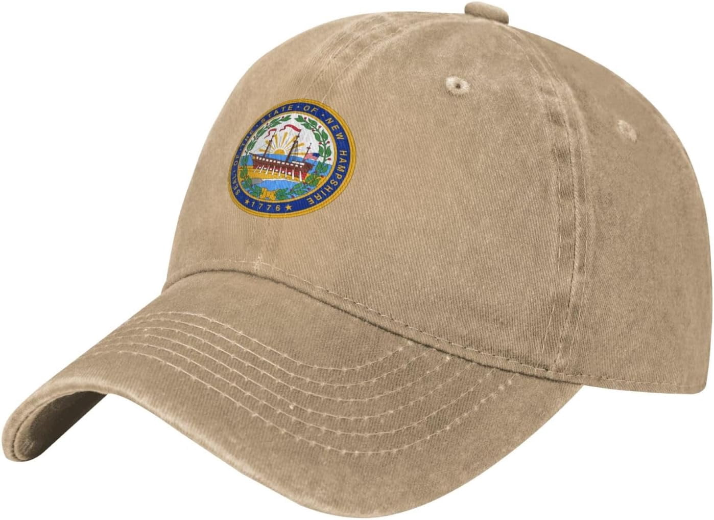 Seal of New Hampshire Baseball Cap for Men Women Adjustable Vintage 100 ...