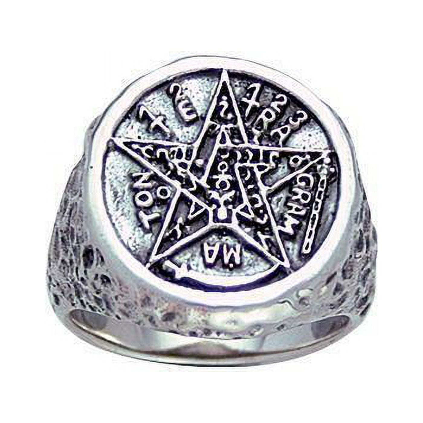 Seal of Solomon Tetragrammaton .925 Sterling Silver Ring by Peter Stone ...