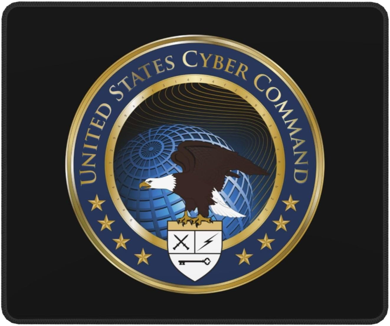 Seal of The United States Cyber Command Mouse Pad 10 X 12 in Computer ...