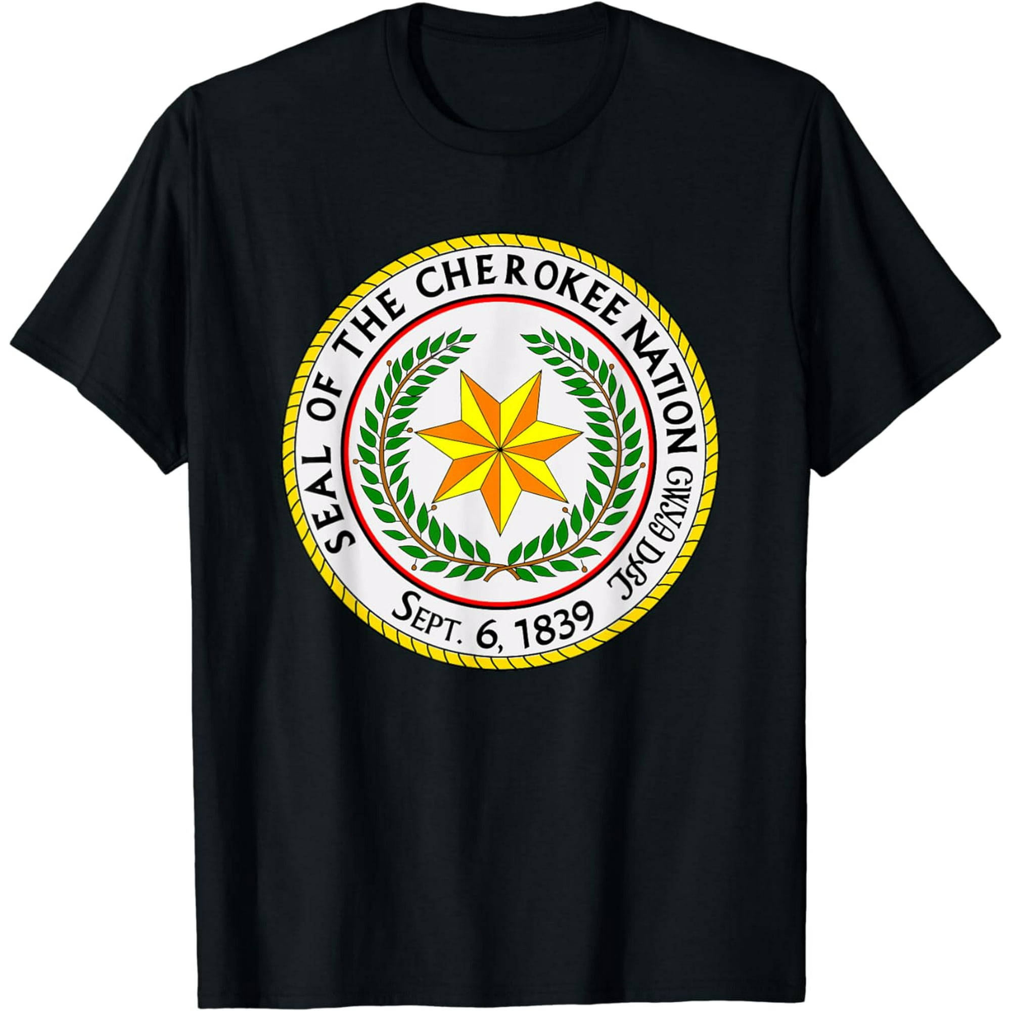 Seal of the Cherokee Nation Cherokee Native American Pride pure cotton ...