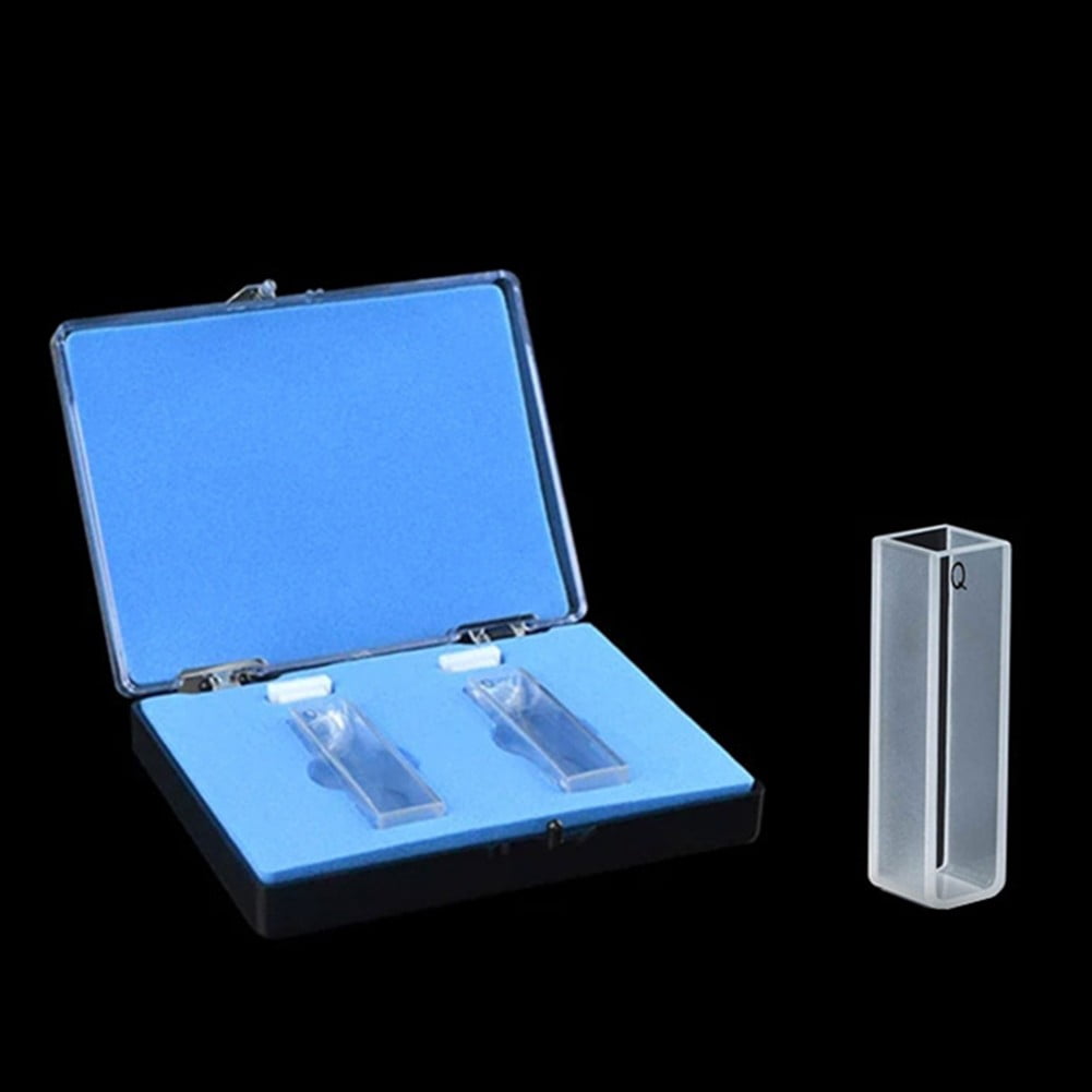Sealable Quartz Cuvettes (2Pcs) for Laboratory Infrared Spectroscopy ...