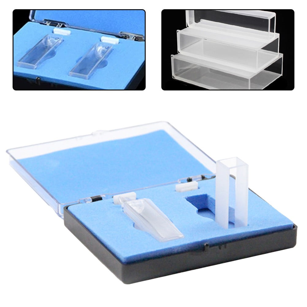 Sealable Quartz Cuvettes (2pcs) for Laboratory Infrared Spectroscopy ...