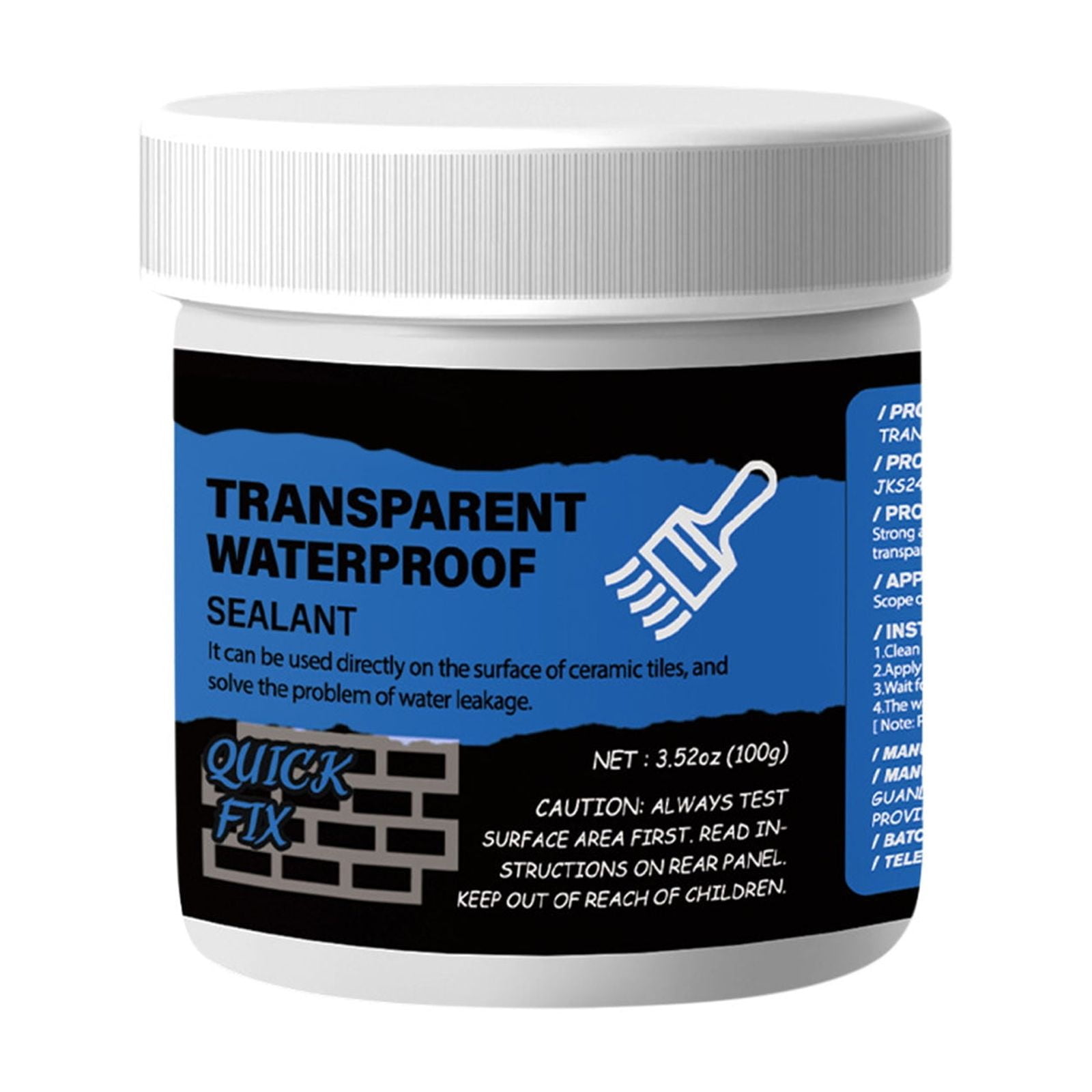 Sealant, Adhesive, Clear Waterproof, Durable Construction, for Home ...