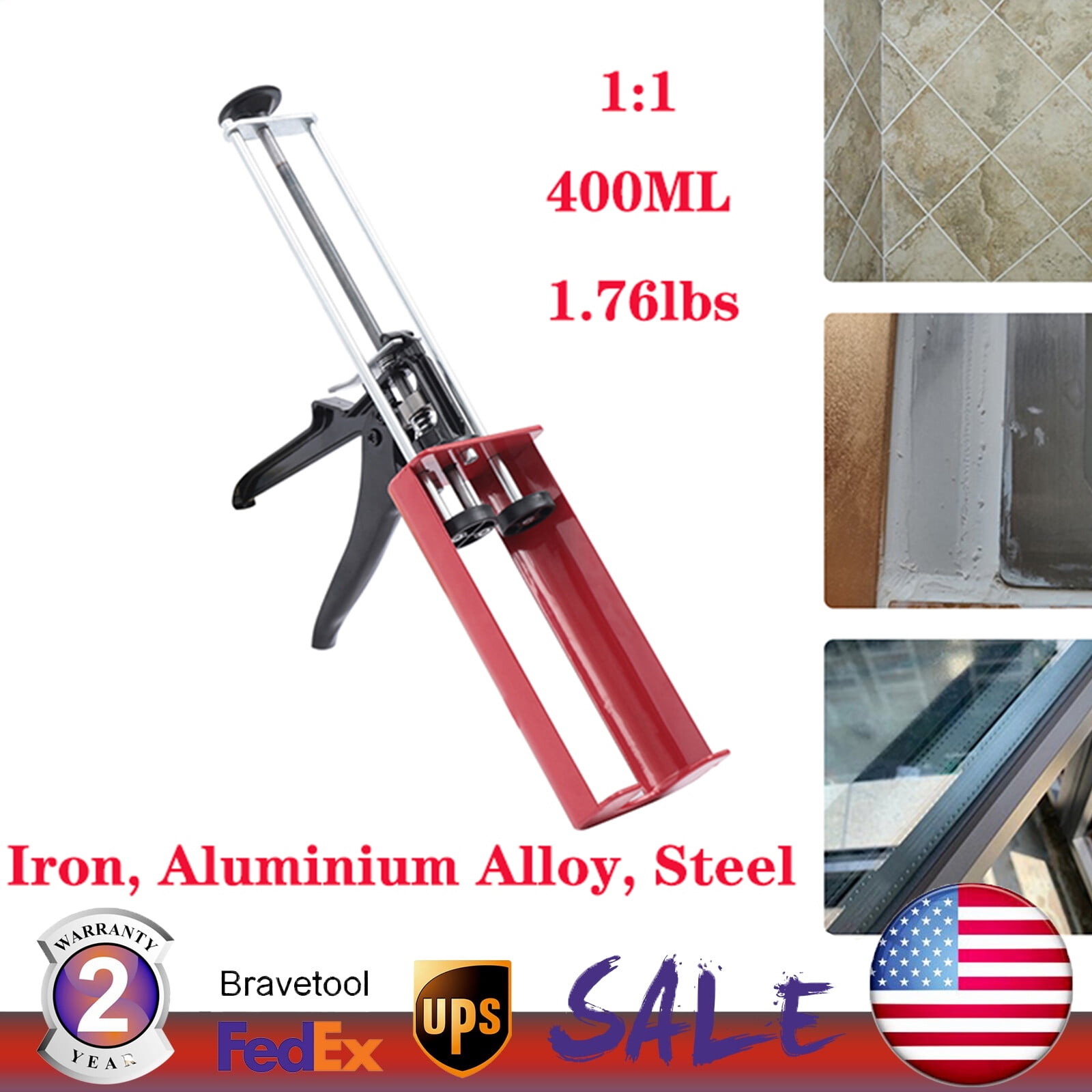 Sealant Gun Caulking Sealer Seam Sealant For Door/Window/Sink/Joint ...