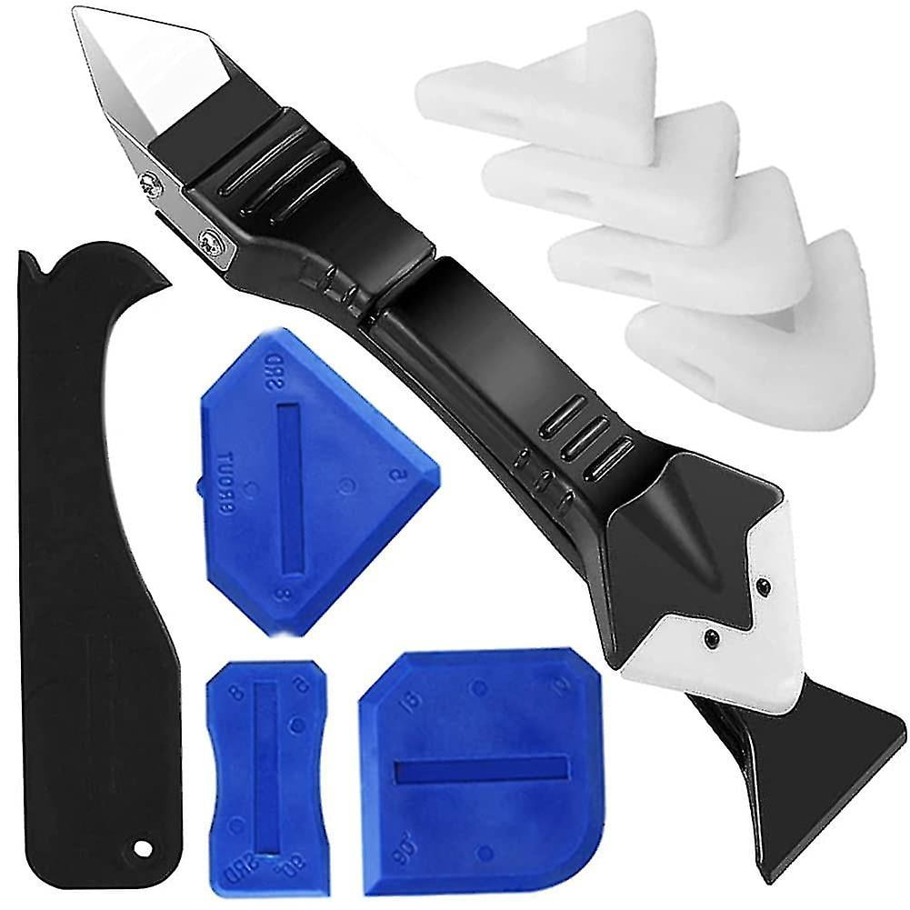 Sealant Remover And Smoother, 3 In 1 Grout Scraper Silicone Caulking ...