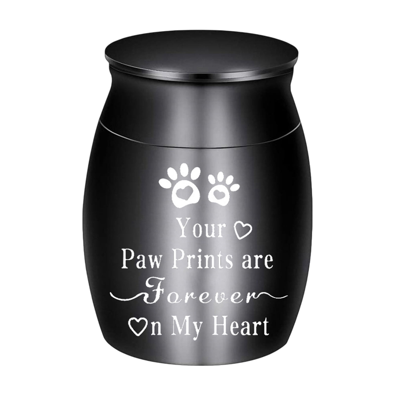 Sealed Alloy Pet Memorial Urn Cremation Keepsake Box For Ashes Pet Loss ...