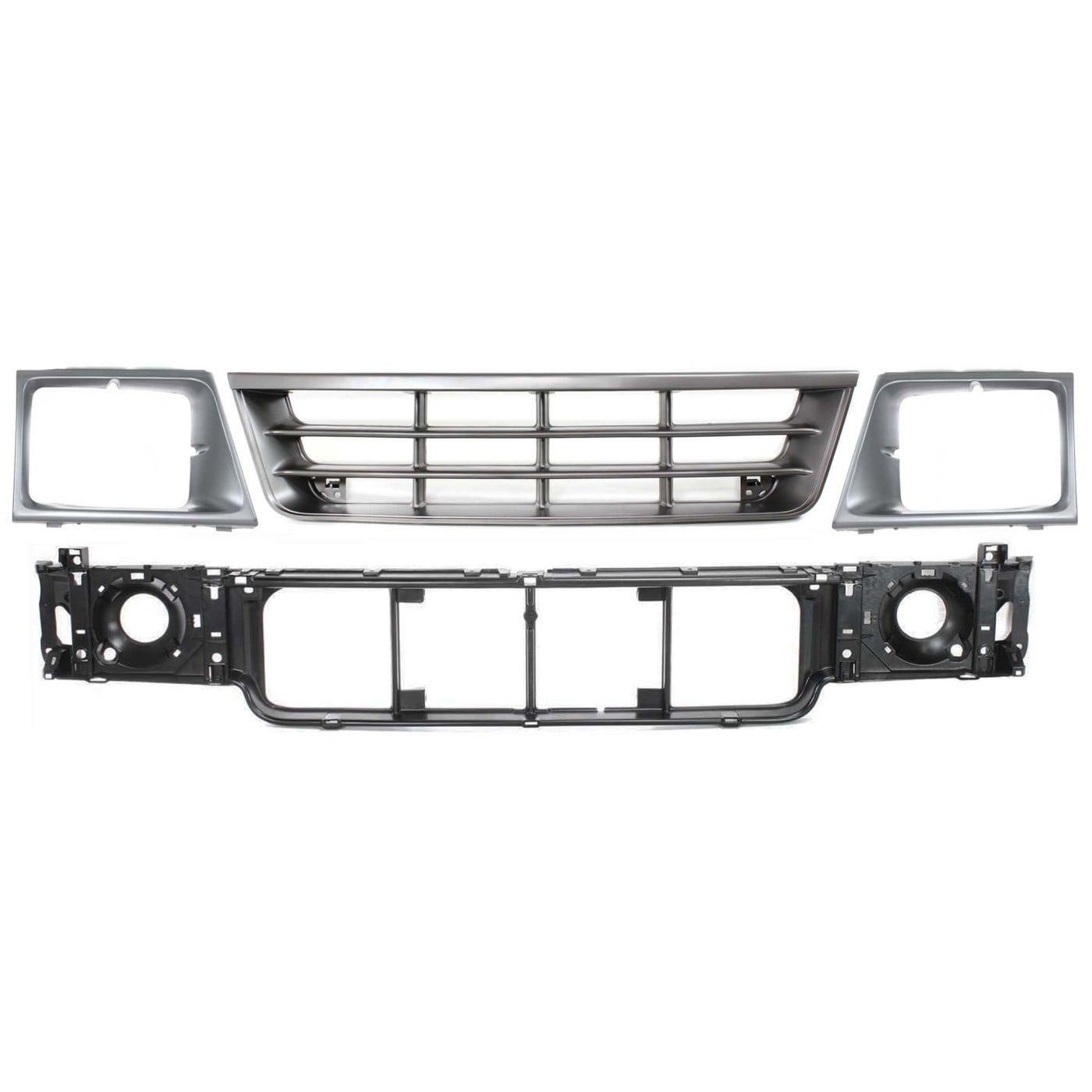 Sealed Beam Heads Grille Assembly Kit - 1997-2002 for Ford for E-150 ...