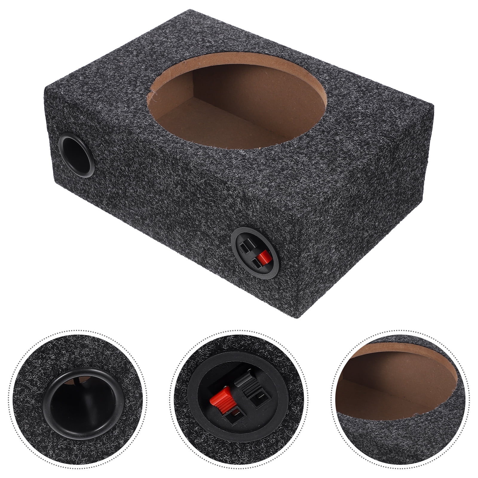 Sealed Carpeted Subwoofer Enclosure 8 Inch Sub Box Replacement DIY ...