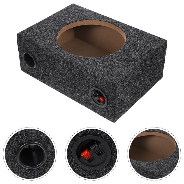 Sealed Carpeted Subwoofer Enclosure 8 Inch Sub Box Replacement DIY ...