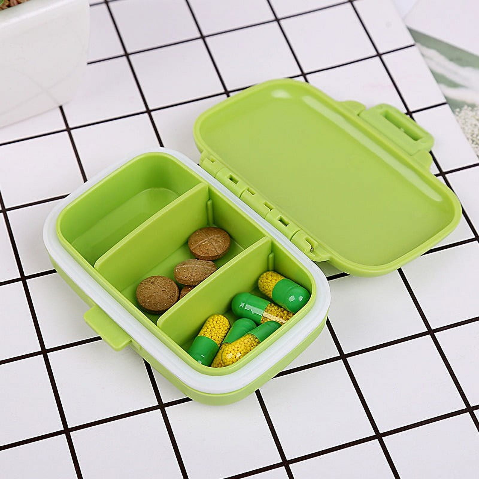 Sealed Folding Pill Medicine Container Storage Box Pills Case ...