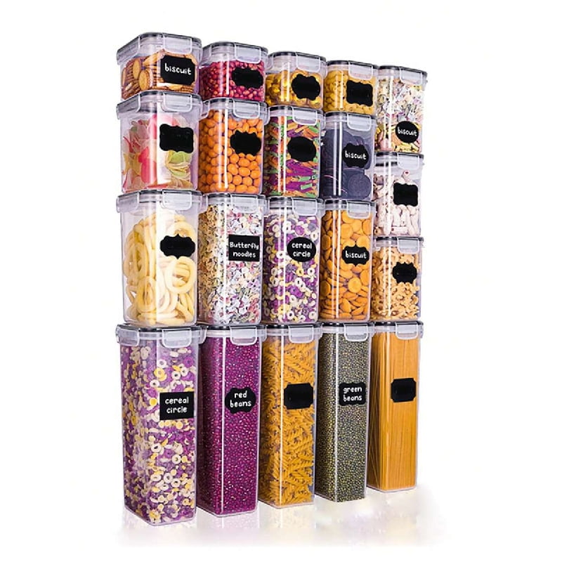 Sealed Food Storage Containers With LIDS - Lunch Boxes Ideal For ...