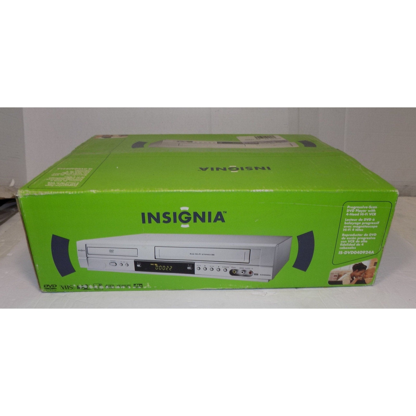 Sealed Insignia IS-DVD040924 DVD VCR Combo Dvd Player Vhs Player with ...
