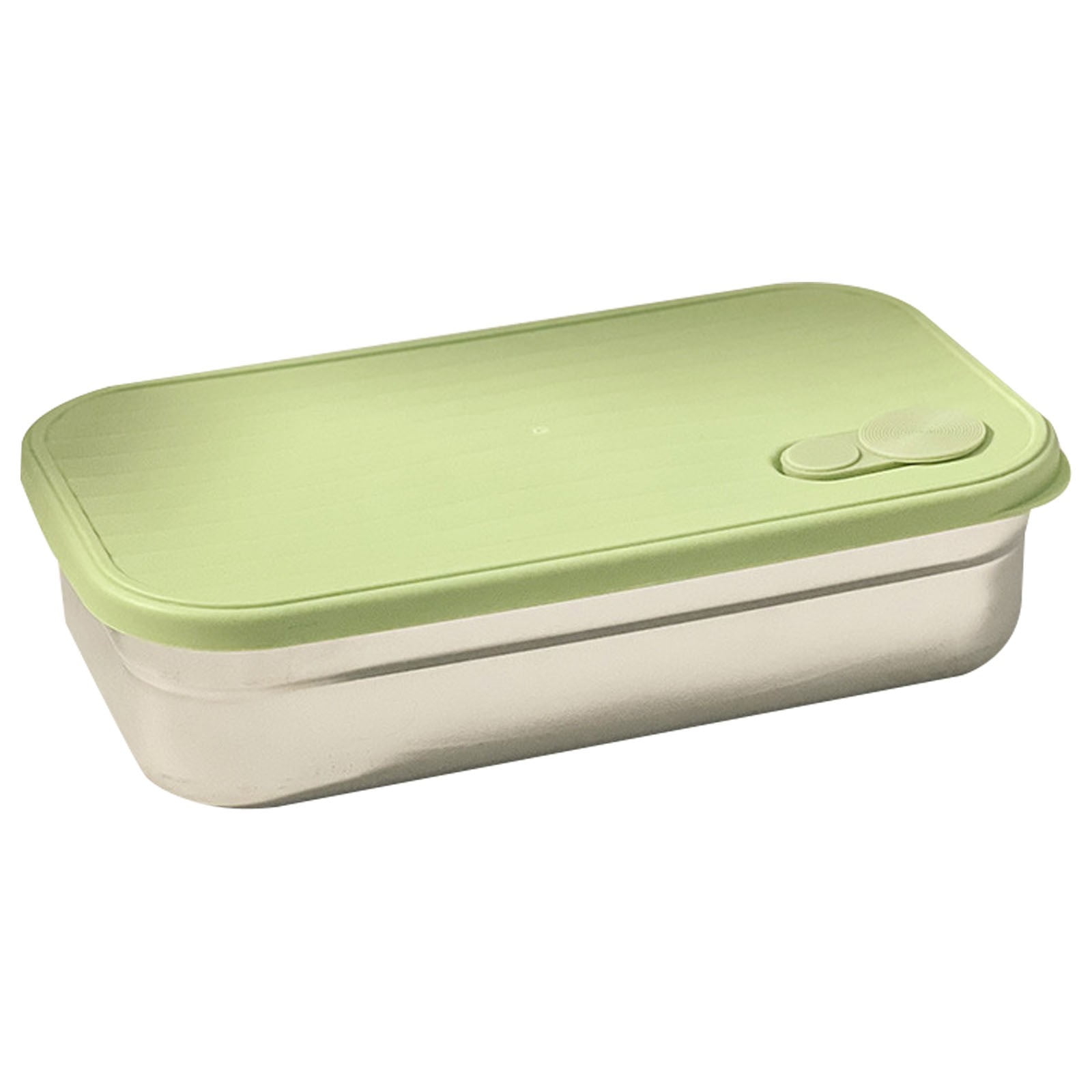 Sealed Lunch Box - Large Stainless Snack Containers with Silicone Lids ...