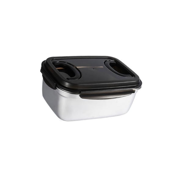 Sealed Nonrust Steel Food Storage Container With Secure Cover For ...