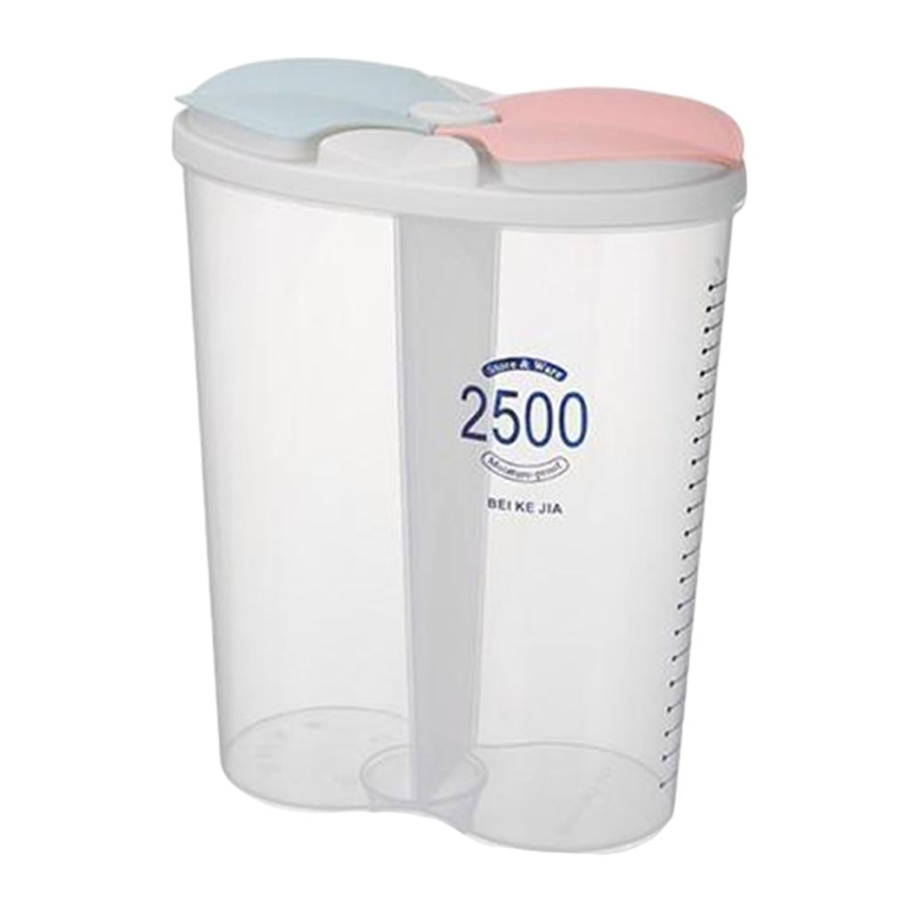 Sealed Storage Divided Box Crisper Grains Food Storage Tank Household ...