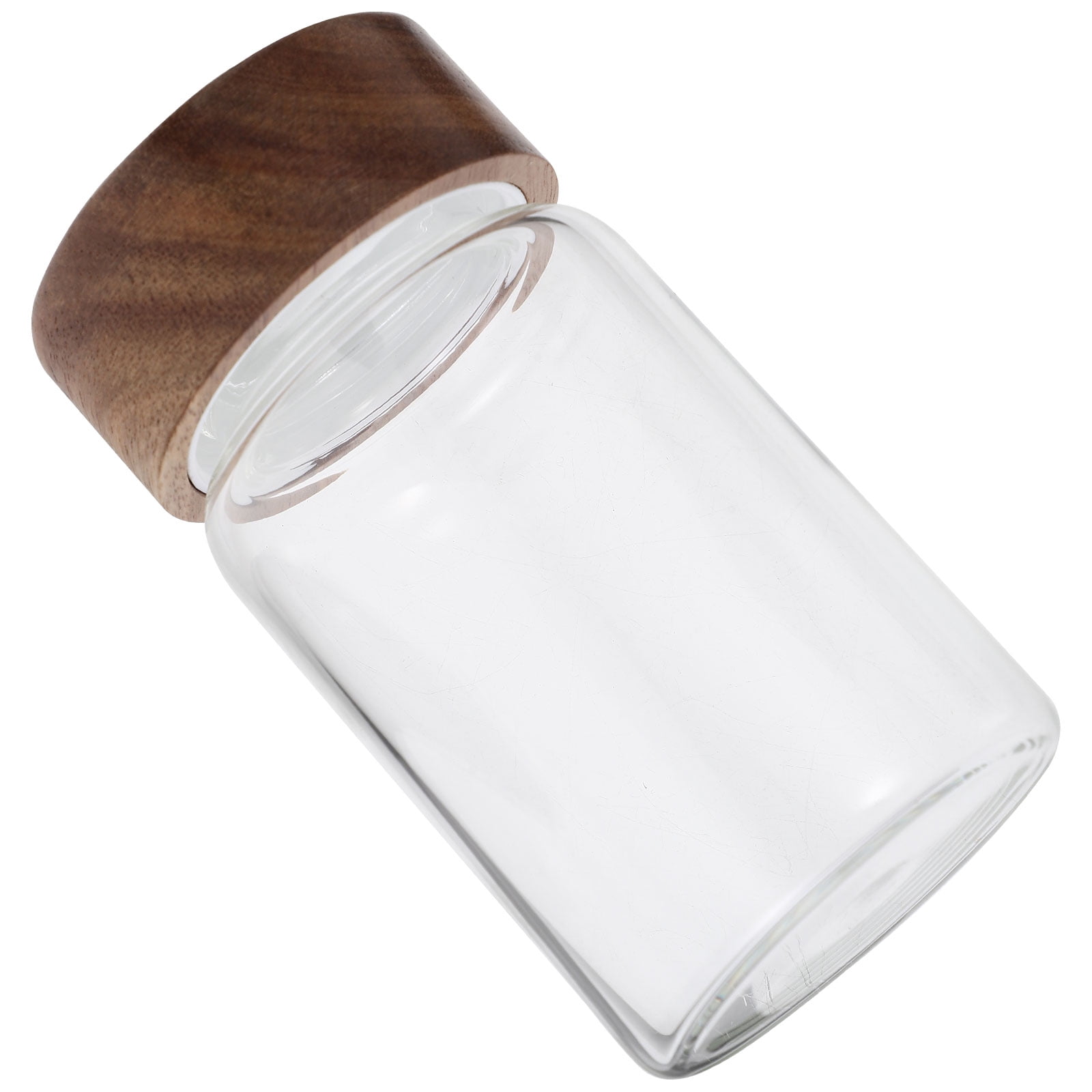 Glass Food Storage Jar with Airtight Lid for Home Use Multi Clear Glass ...
