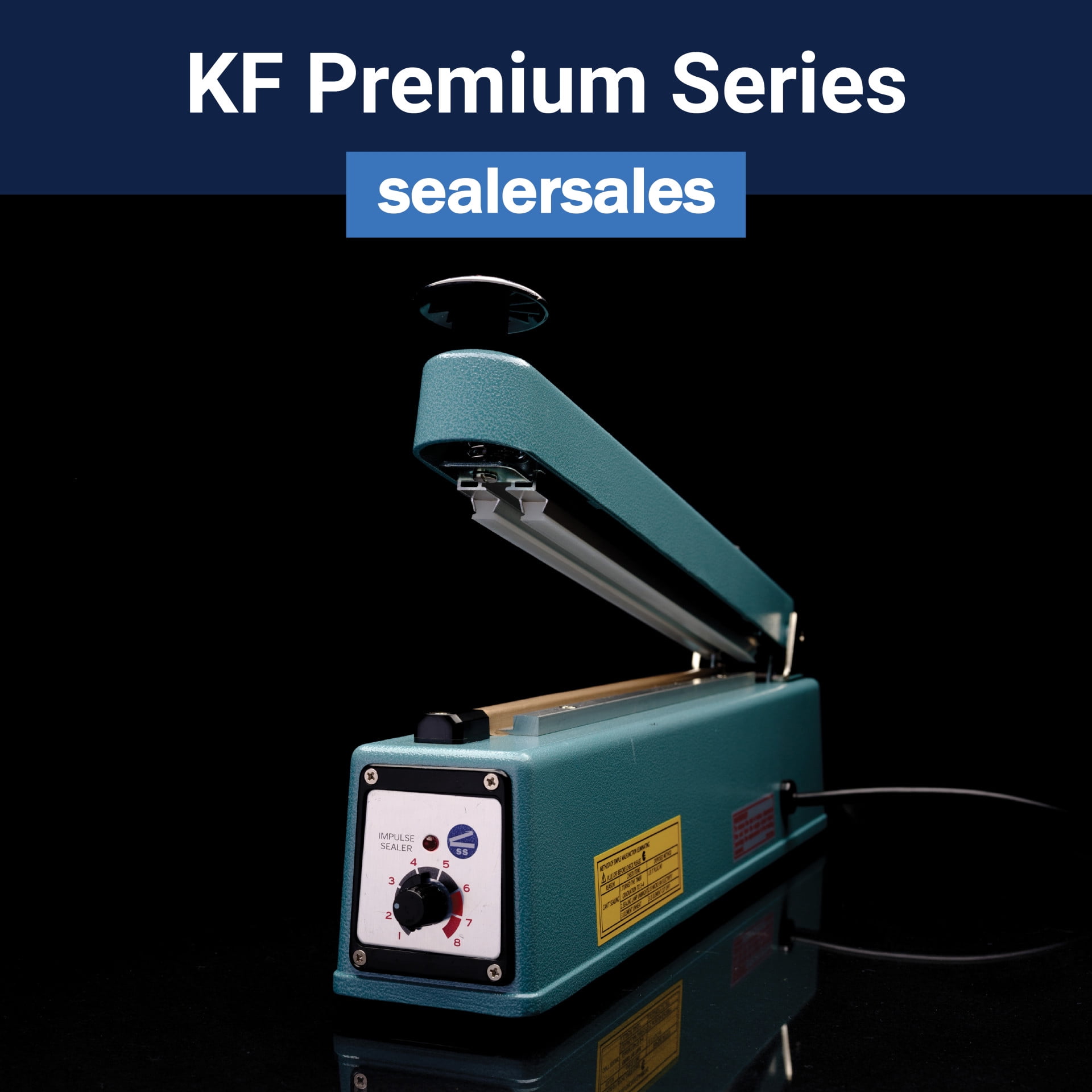 Sealer Sales 12" KF-Series Hand Sealer w/ 5mm Seal Width w/ Sliding ...