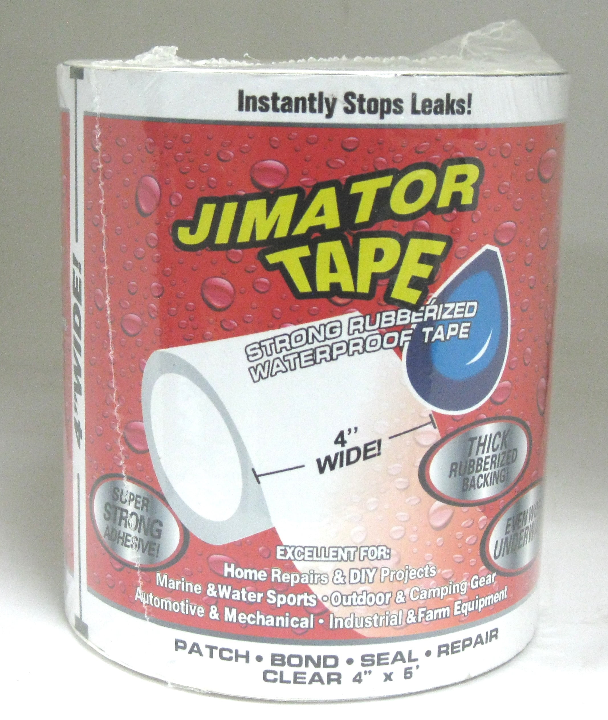 Walmart Sealer Tape 4" x 60" Super Strong Rubber Waterproof Leak ...