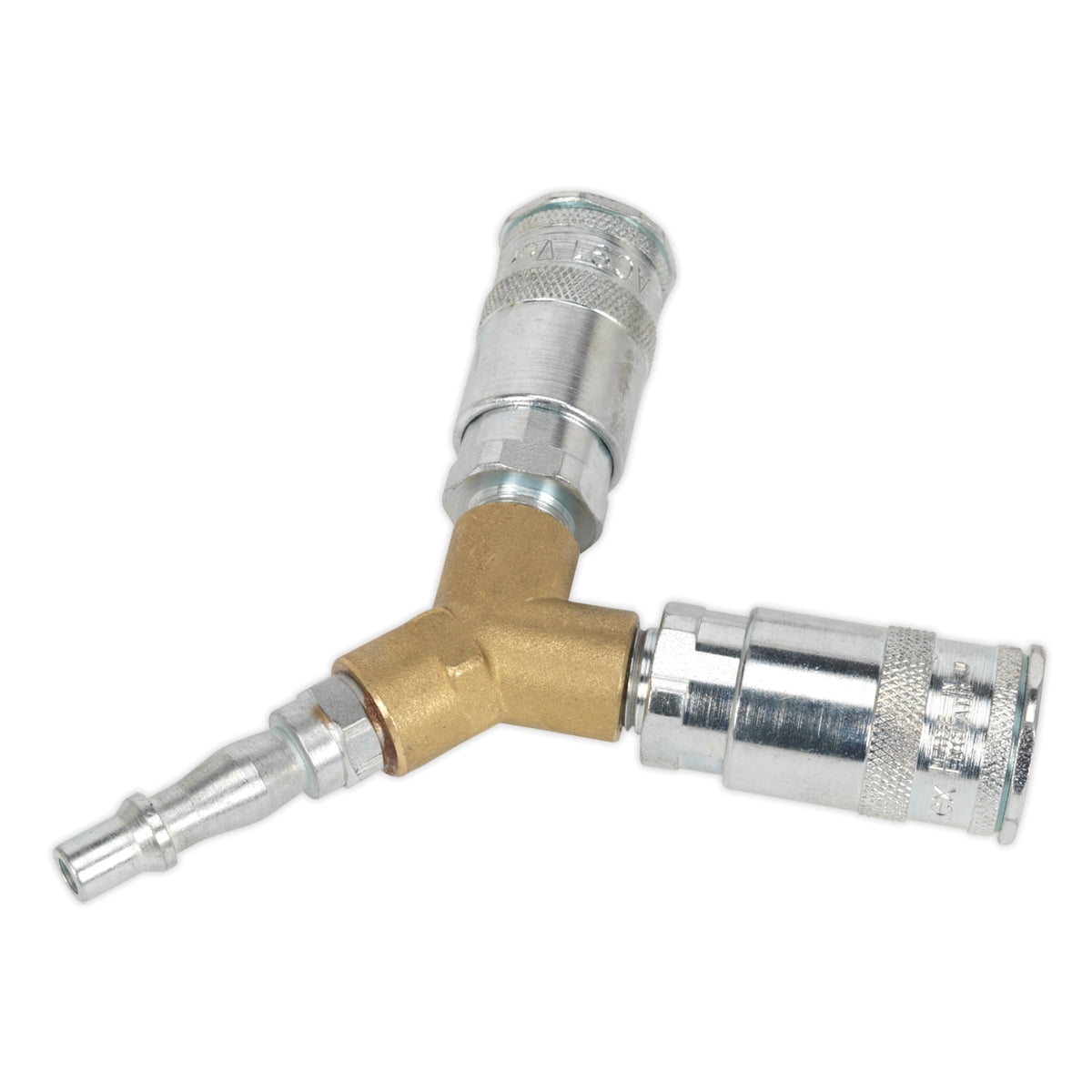 Sealey Ac55 Twin Coupling Bodies Y Adaptor - Walmart.com