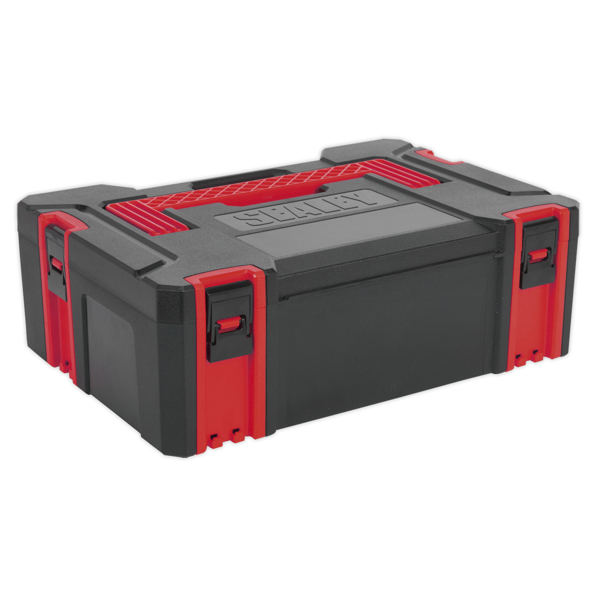 Sealey Ap8150 Plastic Stackable Click Together Toolbox - Medium ...