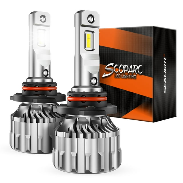 Sealight H11/H9/H8 LED Bulbs, 22000 Lumens Super Bright 6500K Cool ...