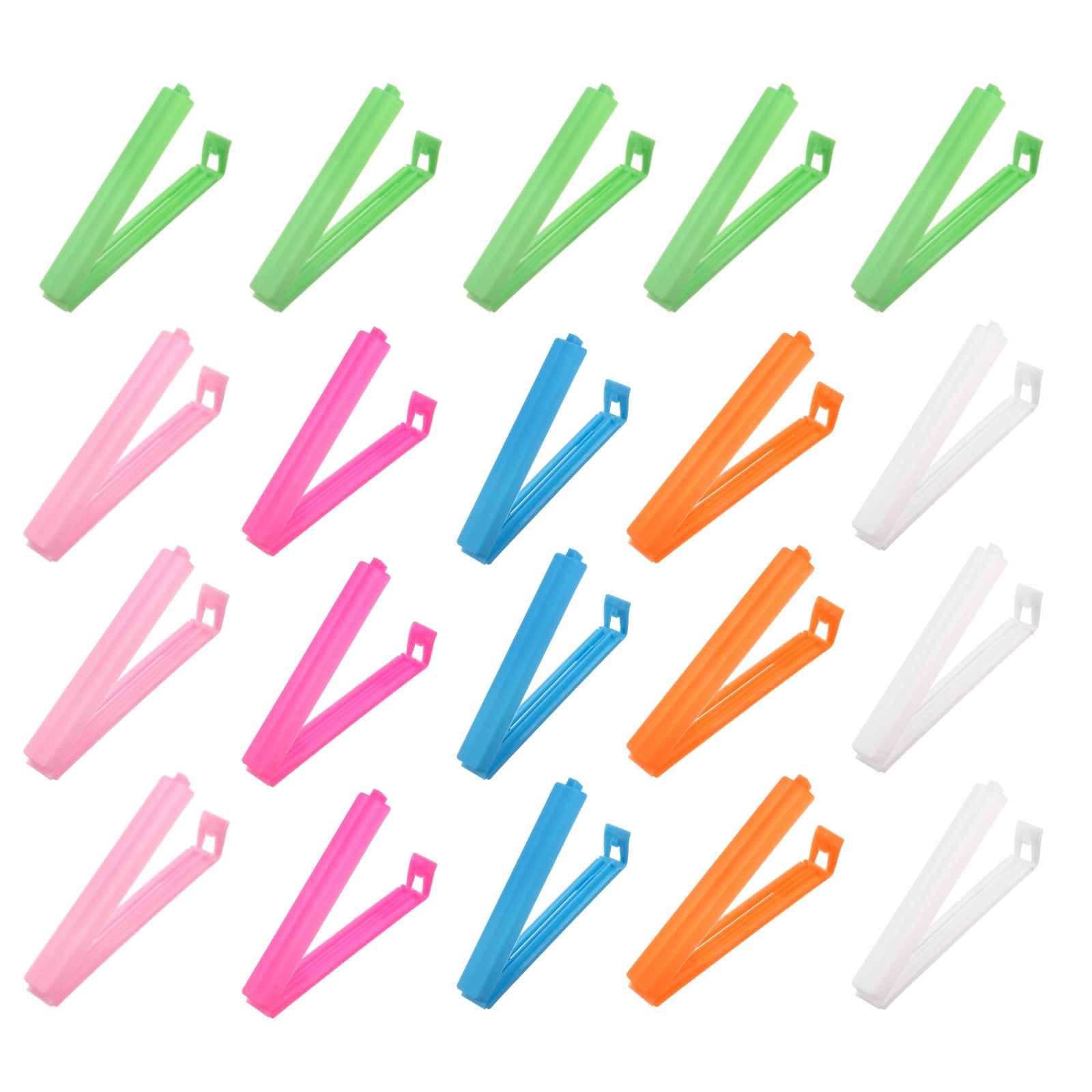 Sealing Clips 4.3 Inch Reusable Plastic Bag Clamp Sealer for Food ...