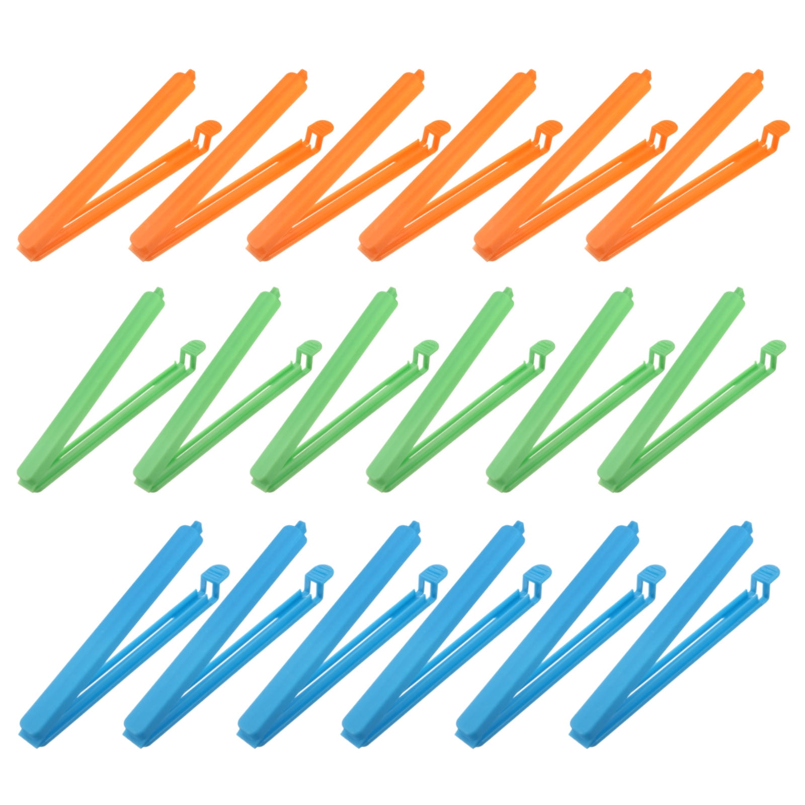 Sealing Clips 6.3 Inch, 18 Pack Reusable Plastic Bag Clamp Sealer for ...