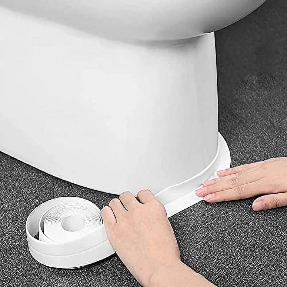 Waterproof Tub Bath Sealant, 3.2m * 38mm PVC Self-adhesive Sealing Tape ...