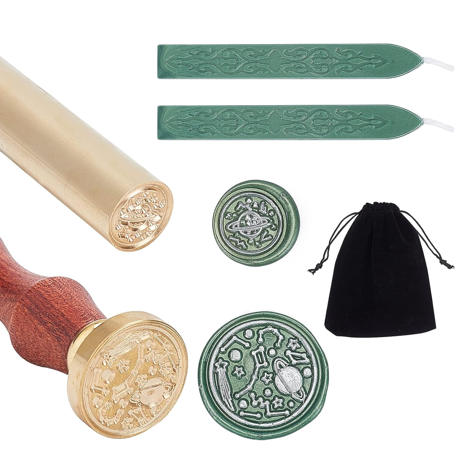 Sealing Wax Stamp Kit Universe Wax Seal Stamps 25mm and 15mm in ...