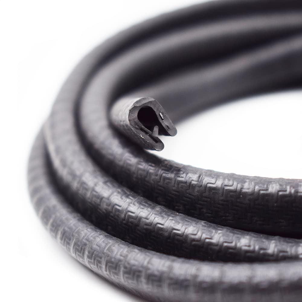 Seals strip Edge Trim DHF10 Black Small, 1/8" Car Protector Edge Guard ...