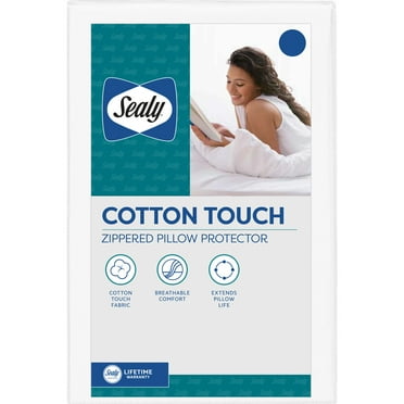 Sealy Zippered Cotton Pillow Protector, King - Walmart.com
