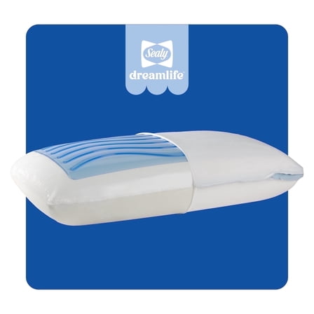 Novaform ComfortGrande Plus Gel Memory Foam Pillow Queen - Walmart.com