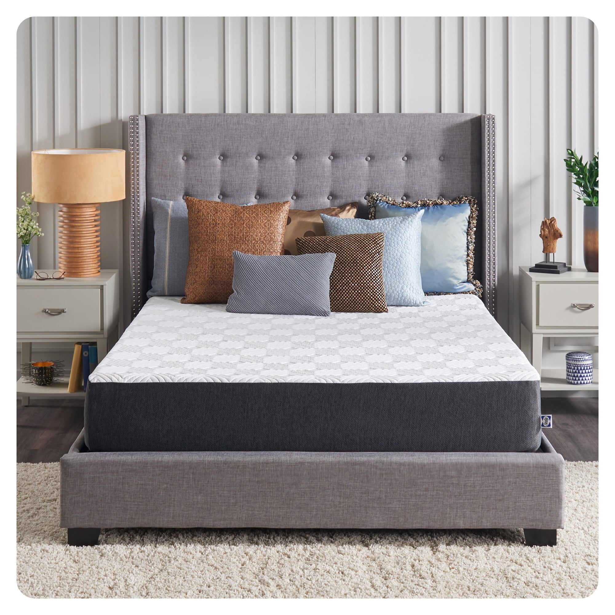 Sealy Essentials 10'' Comfortable Hybrid Mattress-in-a-Box, Adaptive ...