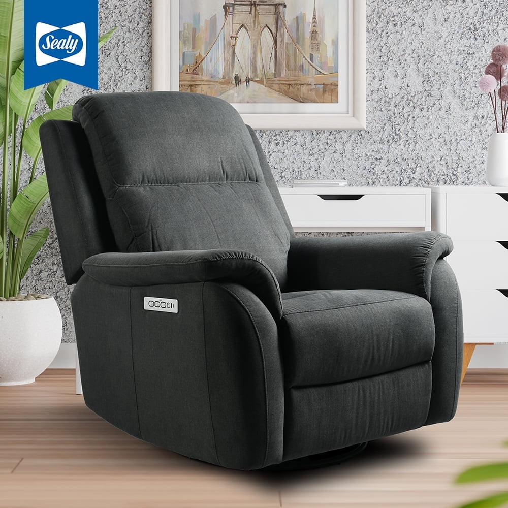 Sealy Posturepedic Ashland Motion Recliner with Adjustable Power ...