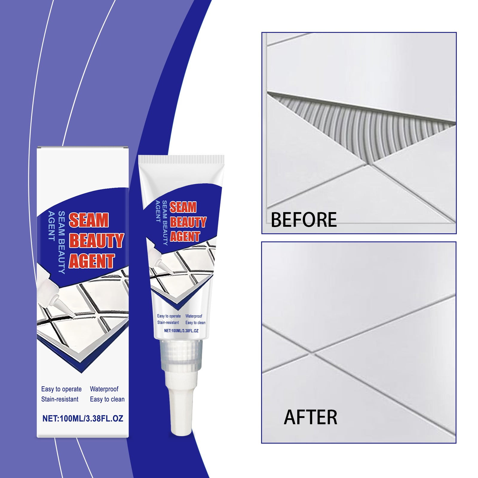 Seam Beauty Agent; Sealing Agent;Ceramic Tile Caulking; Bathroom Floor ...