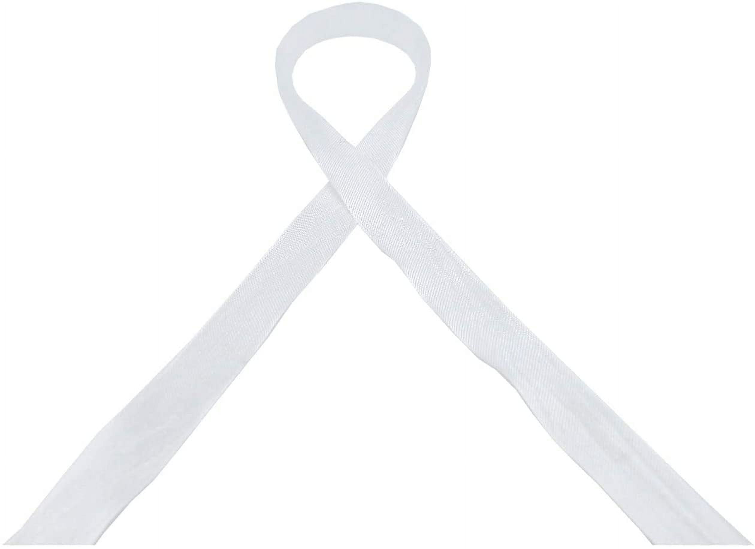 Seam Binding Rayon Ribbon 1/2-Inch x 100 Yards (001 - White) - Walmart.com