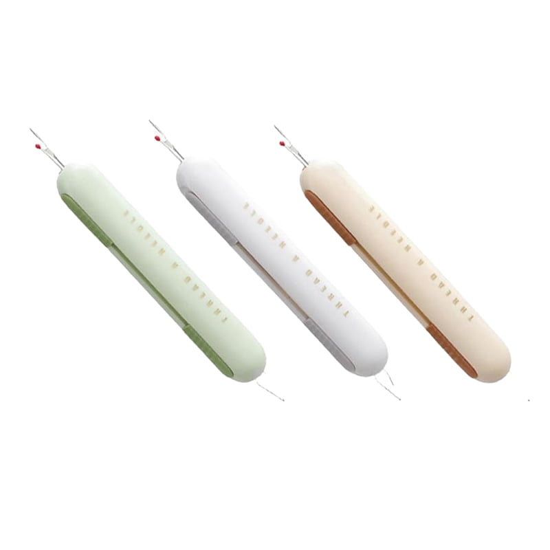 Seam Ripper, 2 in 1 Needle Threader Seam Ripper for Sewing (3 PCS ...
