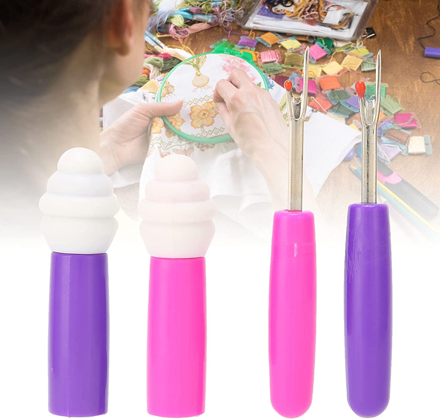 Seam Ripper, Rust‑Proof Thread Remover Sewing Thread Remover Handy ...