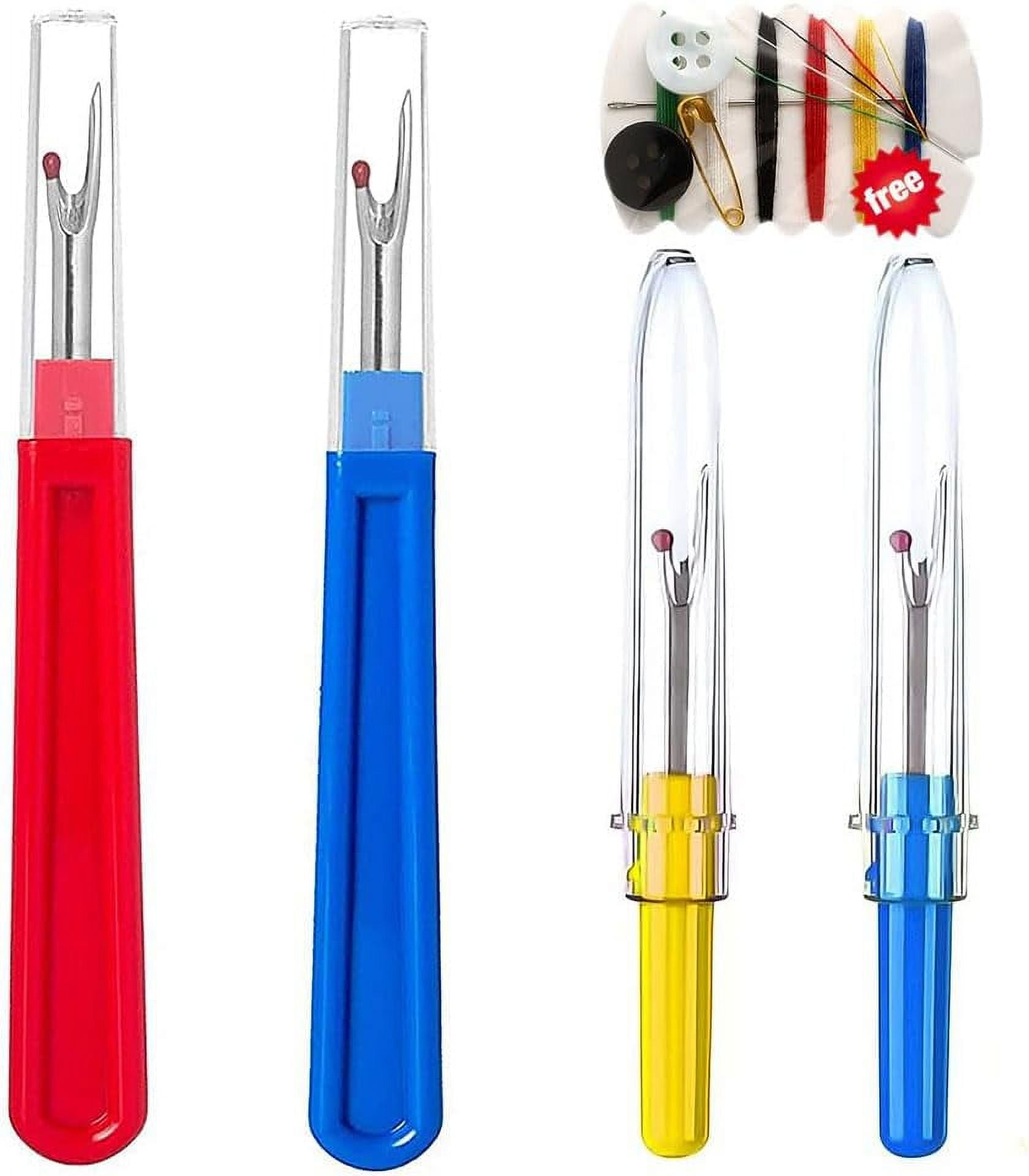 Seam Ripper Tool, 4Pcs Seam Ripper and Thread Remover Kit 2 Big and 2 ...