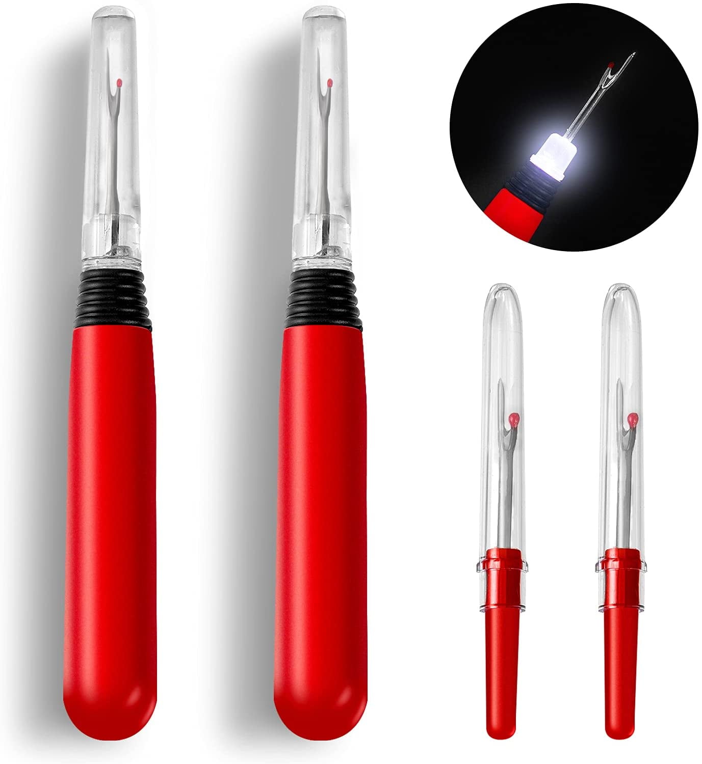 Seam Ripper Tool with Light Kit 2 Piece Large LED Seam Ripper ...