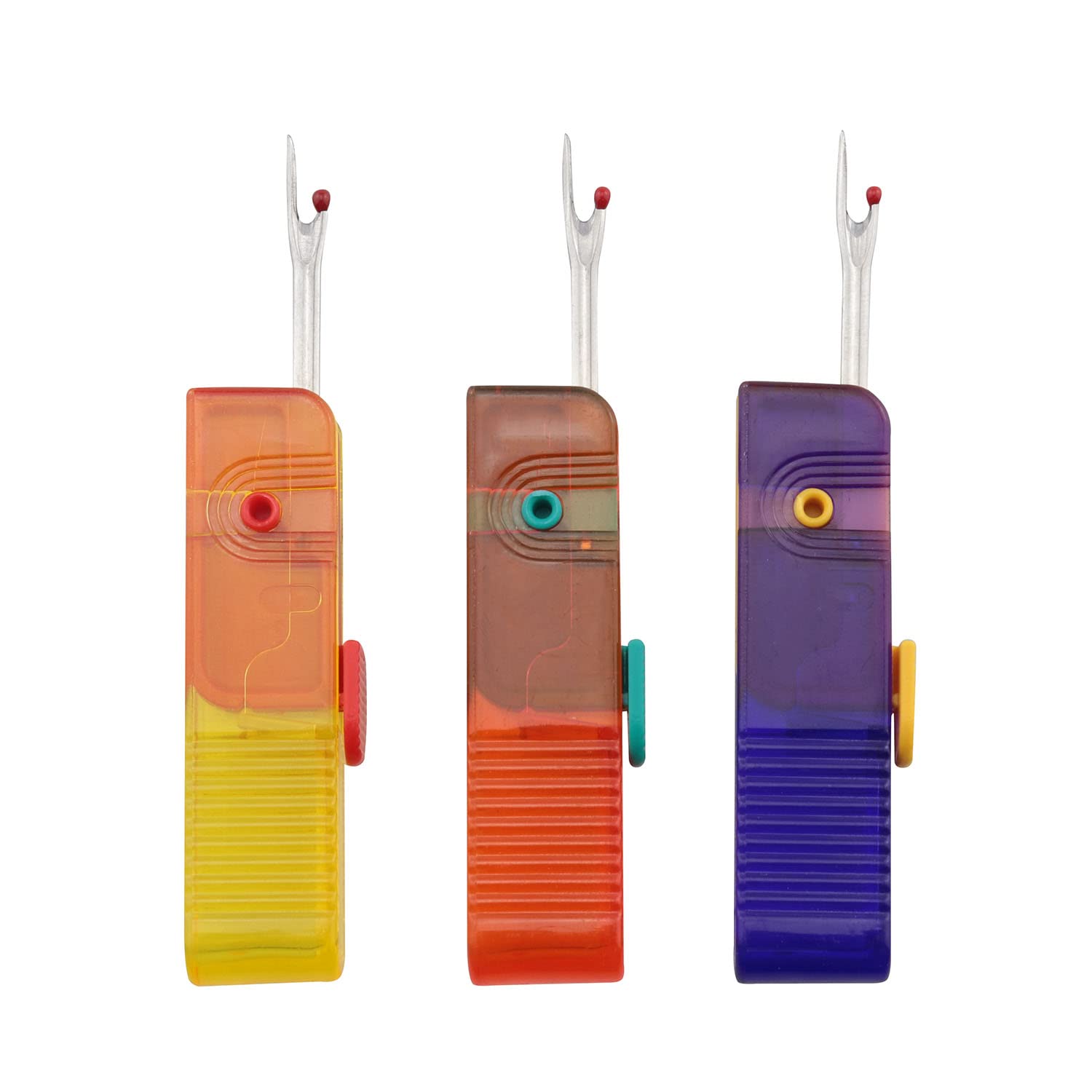 Seam Rippers JCBIZ 3pcs Stitch Ripper Collapsible Plastic Handle Thread ...