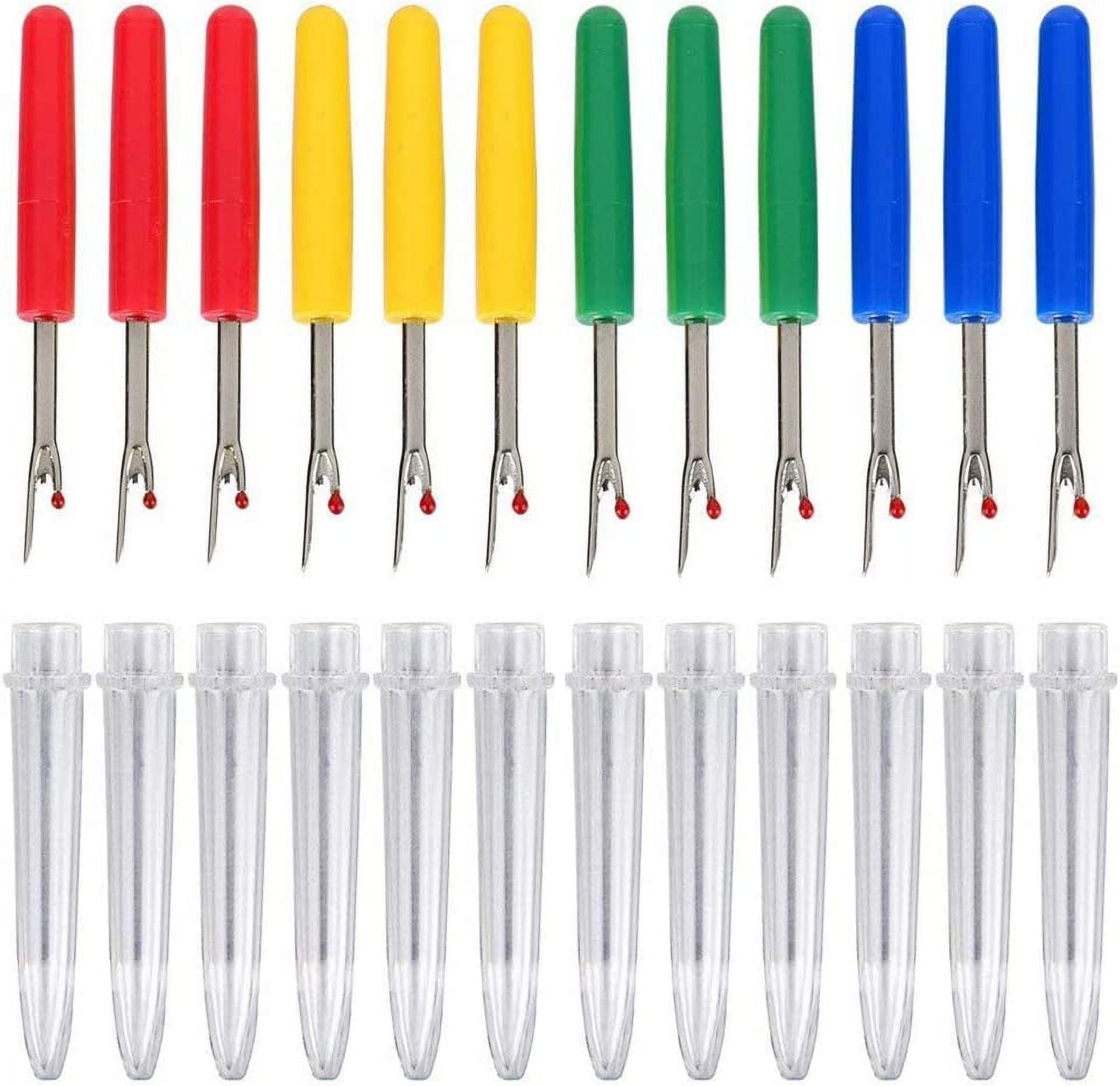 Seam Rippers Set of 12 Sewing Remover Thread Unpicker with Plastic ...