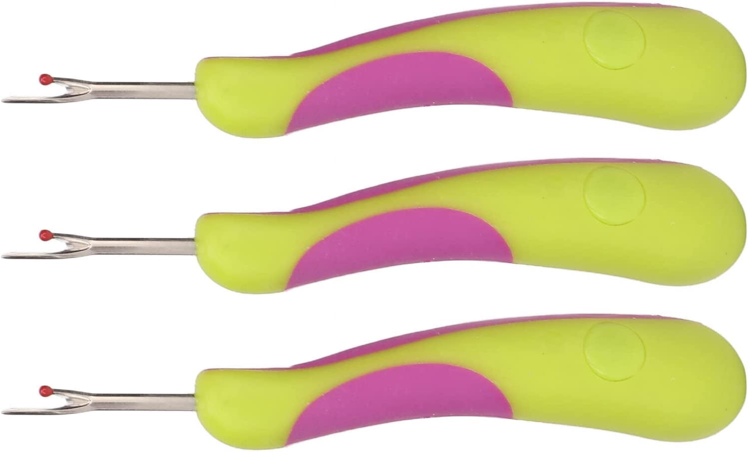 Seam Rippers Tool, 3pcs Embroidery Remover Purple Green for Sewing ...